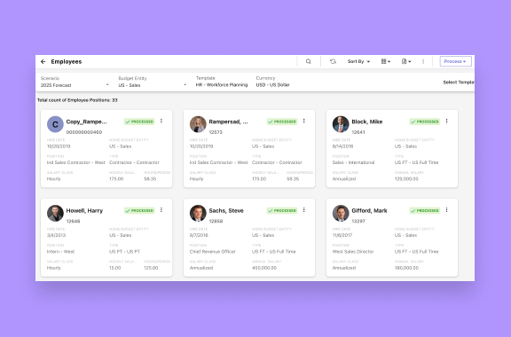 Personalplanung - Planful